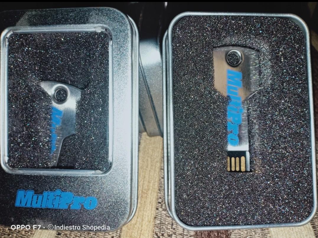 USB Flashdisk Key Silver Kunci Metal 8gb Plus Box Ex Souvenir ...