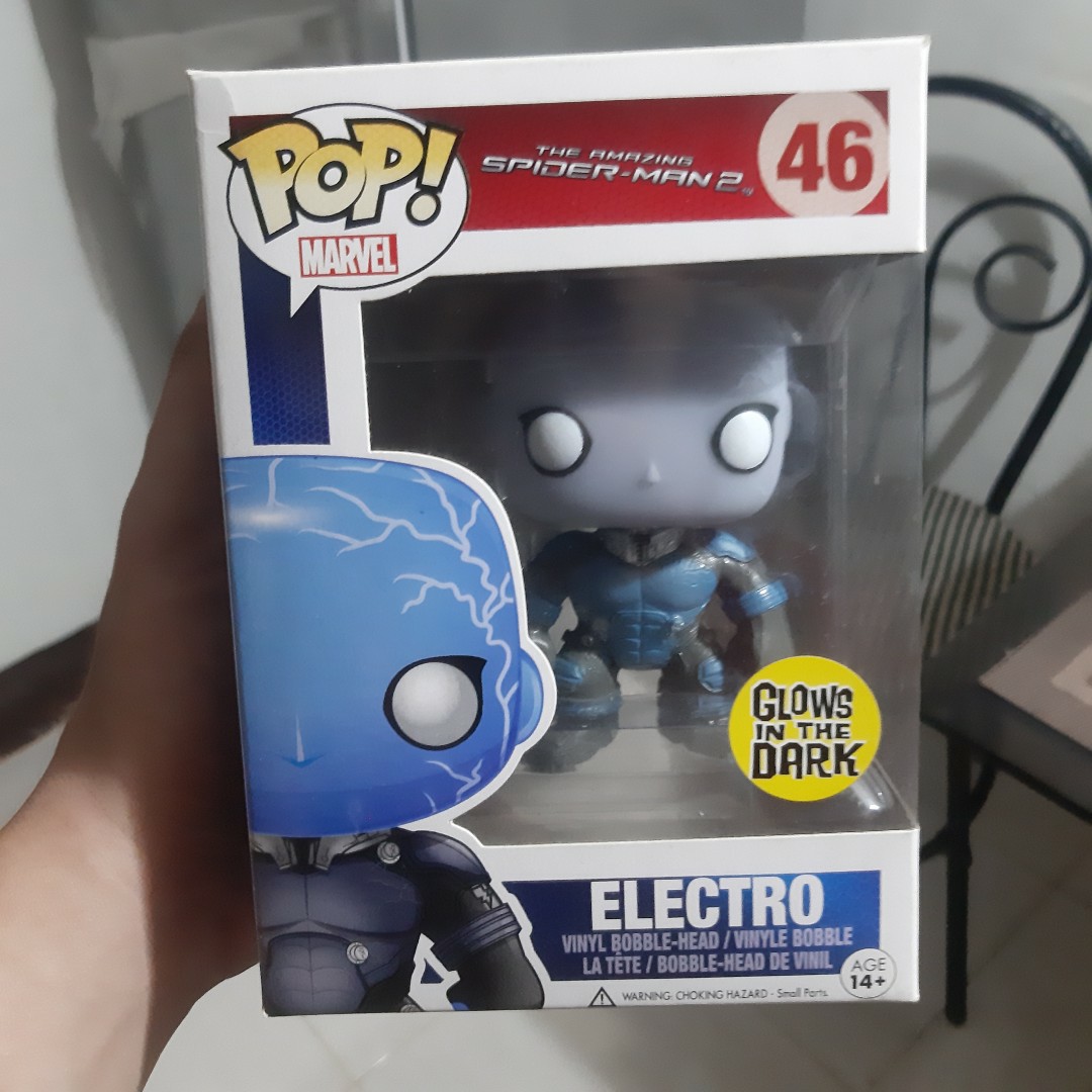 VAULTED TASM2: Electro (Glows In The Dark) Funko Pop!, Hobbies & Toys ...