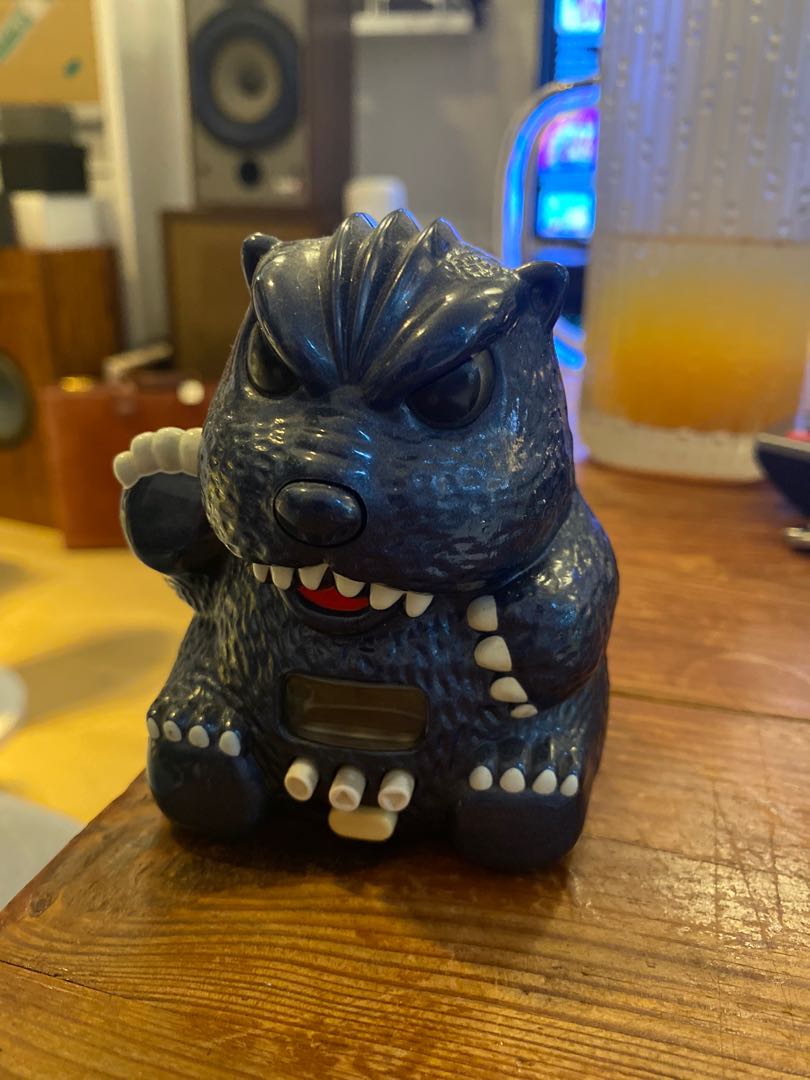 Vintage Godzilla Digital Alarm Clock, Furniture & Home Living, Home ...