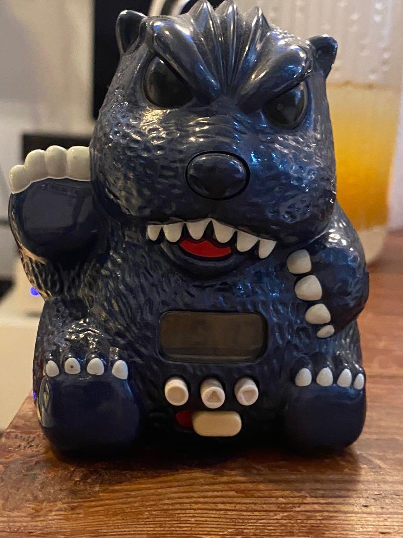 Vintage Godzilla Digital Alarm Clock, Furniture & Home Living, Home ...