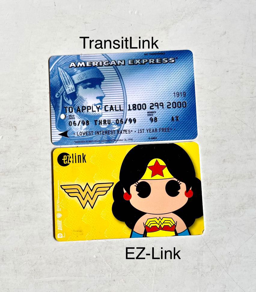 Collectible Vintage Singapore MRT Card TransitLink EZlink Card Taiwan ...