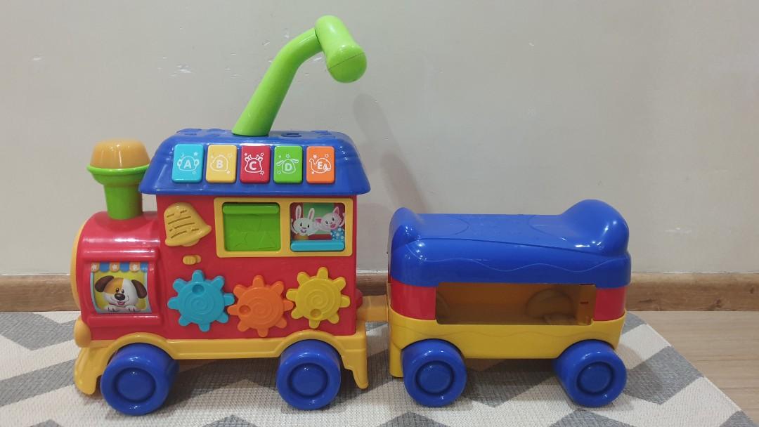 Winfun 3-in-1 walker ride-on learning train, Babies & Kids, Infant ...