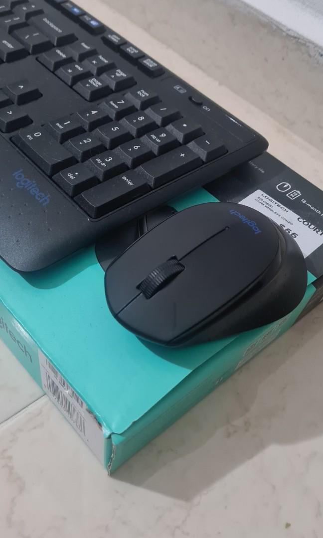 Wireless Logitech Keyboard and Mouse Comfort MK345, Computers & Tech, Parts & Accessories ...
