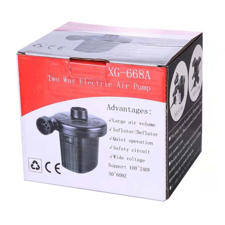 XG-668A Two Way Electric Charging Air Pump [2017], Furniture & Home Living, Home Improvement ...