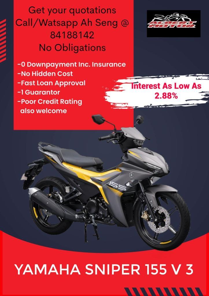 YAMAHA EXCITER/SNIPER 155 v3, Motorcycles, Motorcycles for Sale, Class ...