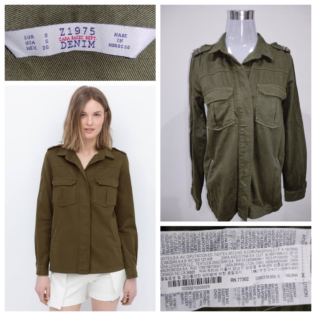 Zara Military Field Jacket, Women's Fashion, Coats, Jackets and ...