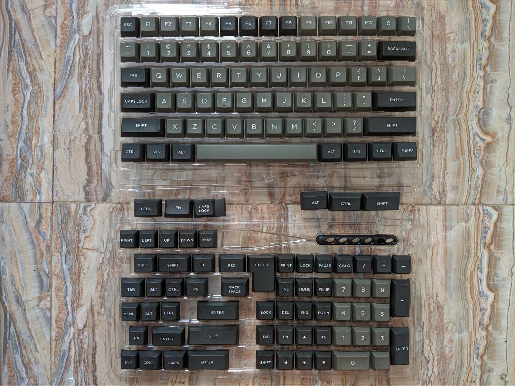 143 DSA Dolch Doubleshot PBT Keycaps Set, Computers & Tech, Parts ...
