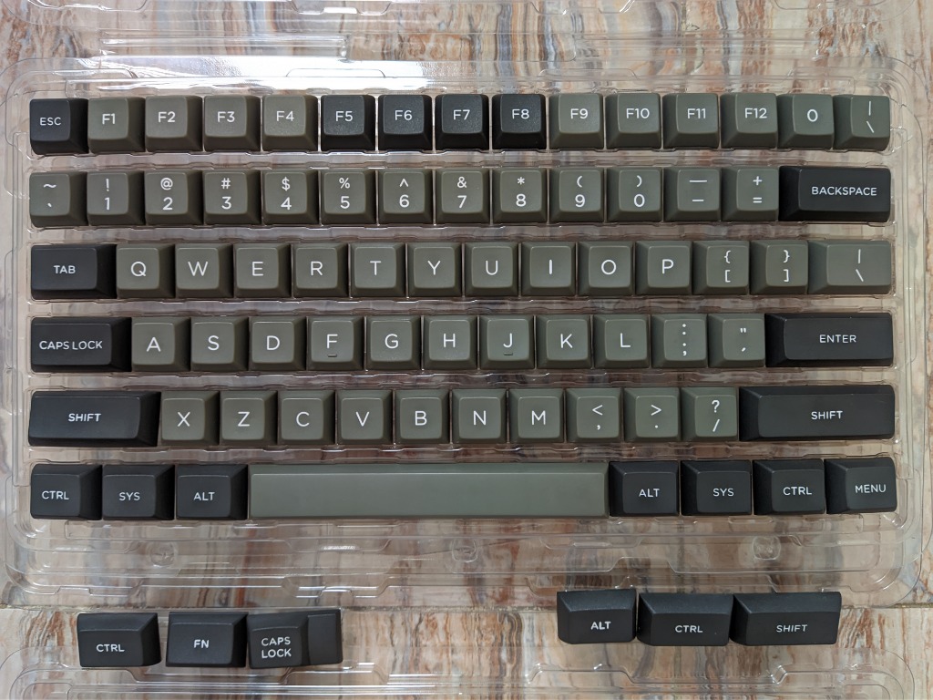 143 DSA Dolch Doubleshot PBT Keycaps Set, Computers & Tech, Parts ...
