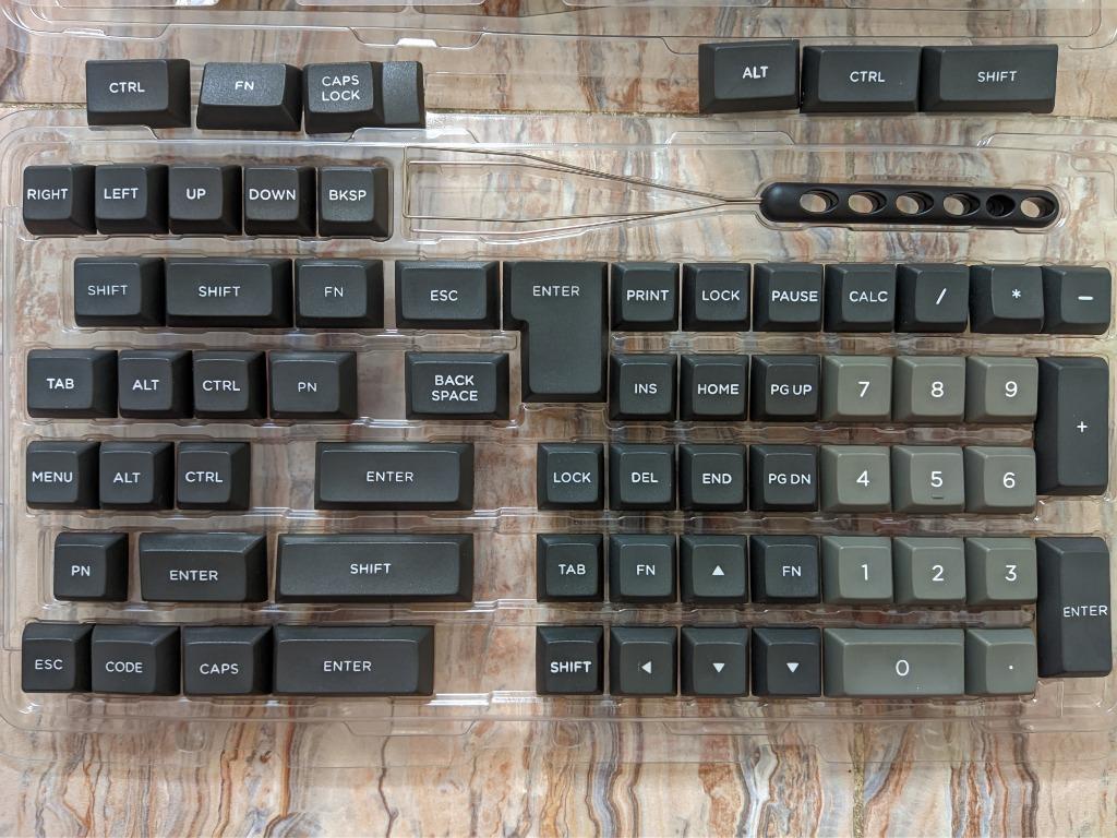 143 DSA Dolch Doubleshot PBT Keycaps Set, Computers & Tech, Parts ...