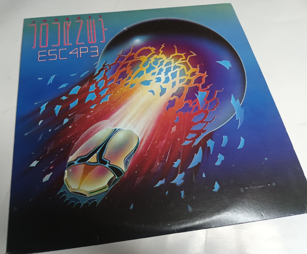 1981 Journey - Escape Vinyl Record, Hobbies & Toys, Music & Media ...