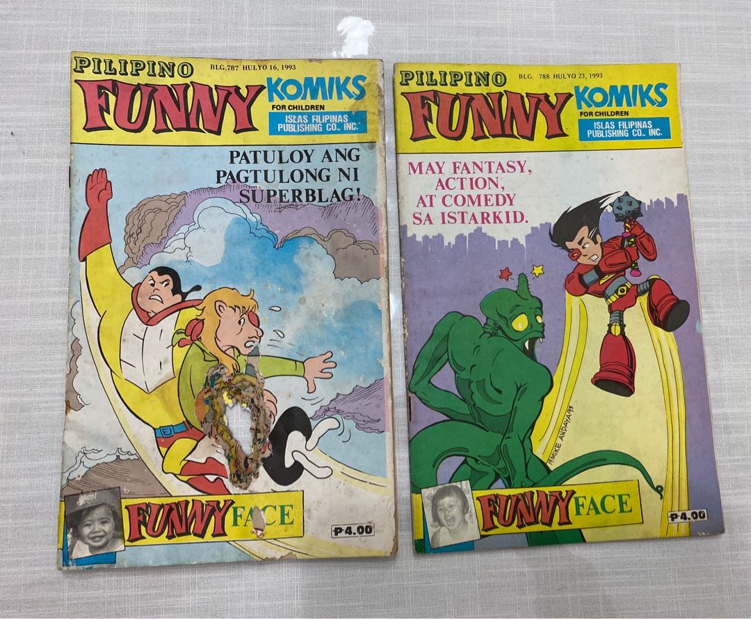 1993 Pilipino Funny Komiks 787 Damaged & 788, Hobbies & Toys, Books ...