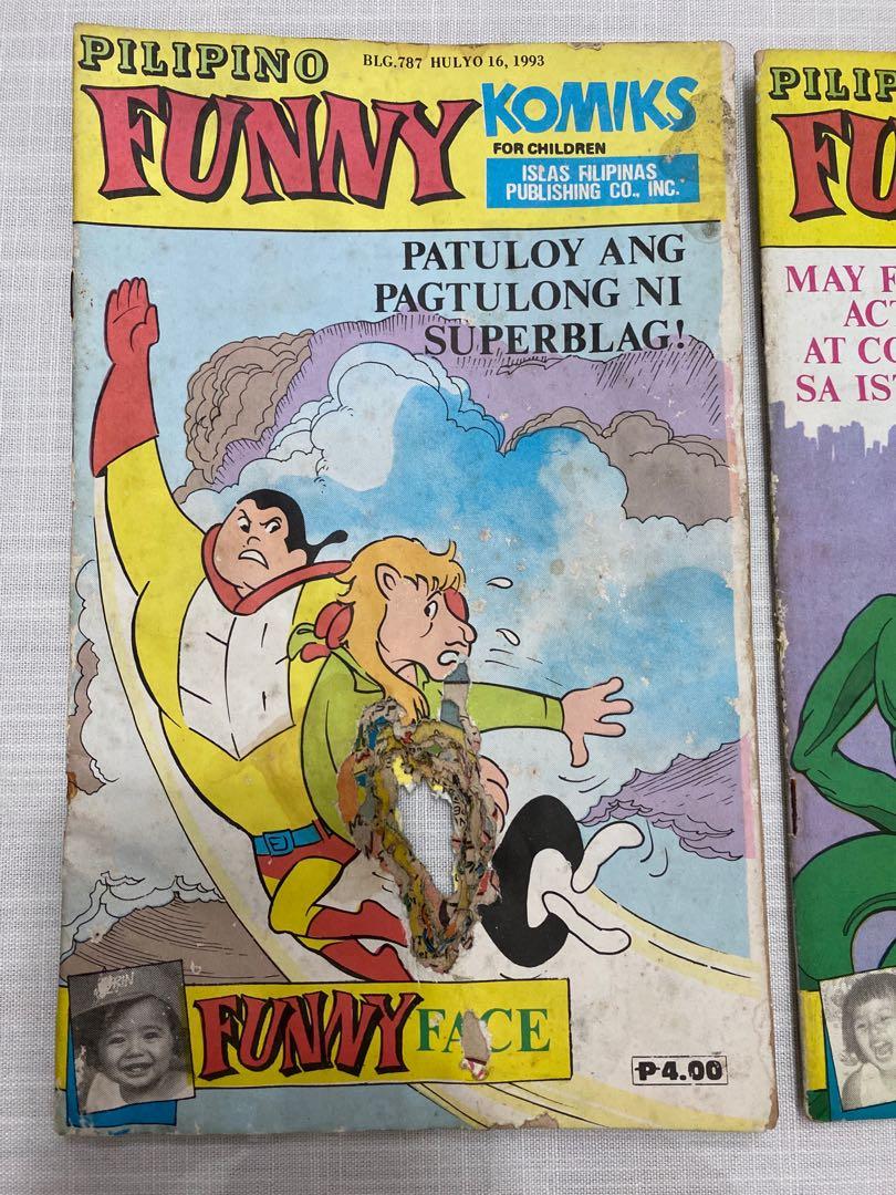 1993 Pilipino Funny Komiks 787 Damaged & 788, Hobbies & Toys, Books ...