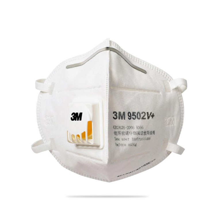 3M N95 9502V+ (with Valve) Mask, 25PCs, Health & Nutrition, Face Masks ...