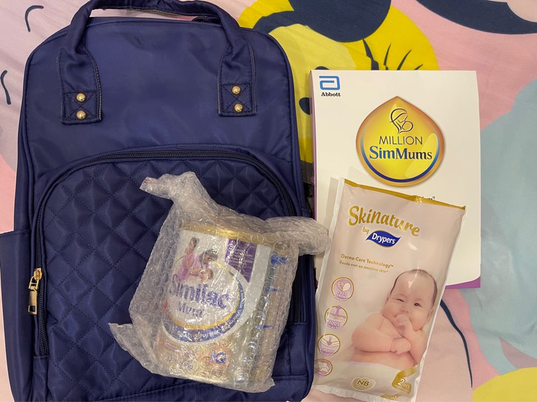Abbott Similac Mum 400g + backpack, Babies & Kids, Maternity Care on ...