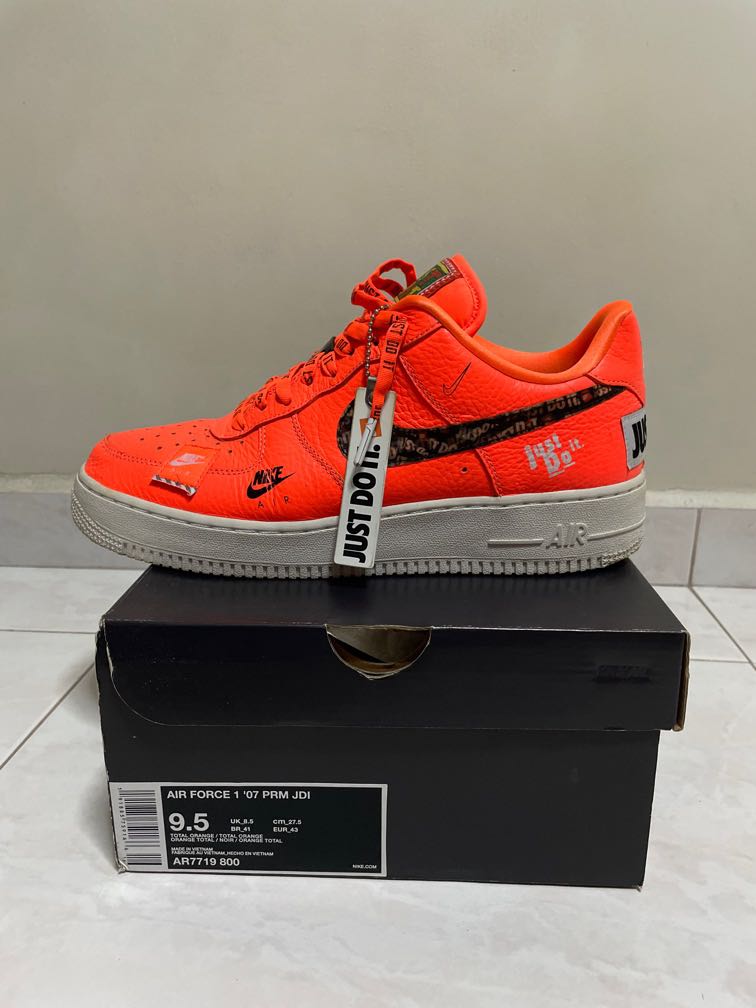 Air Force 1 Low JDI Just Do It, Men's Fashion, Footwear, Sneakers on ...