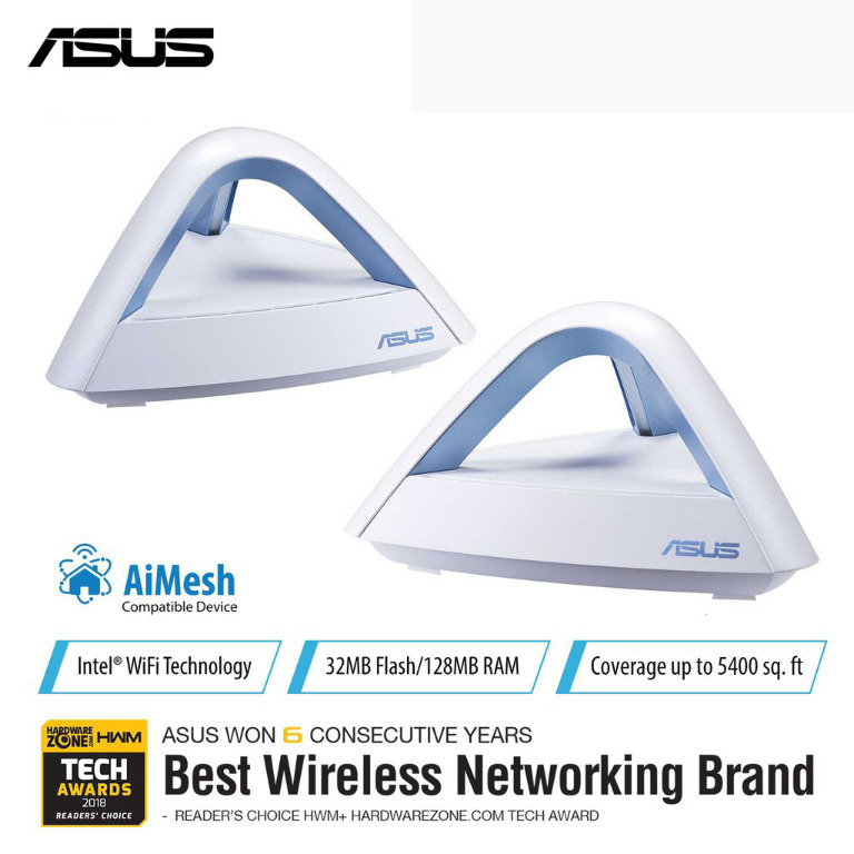 Asus Lyra Trio Hub 2x Mesh Wi-Fi System, Computers & Tech, Parts ...