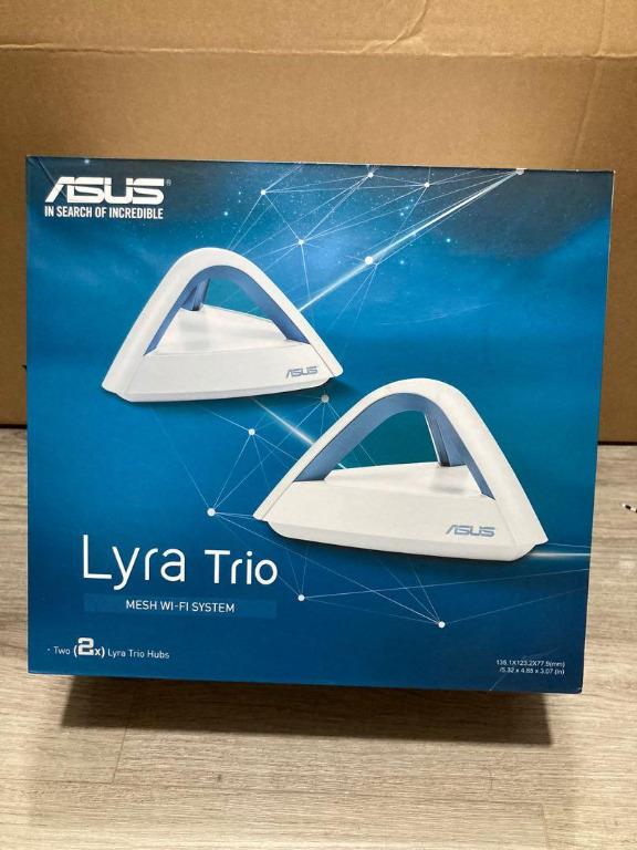 Asus Lyra Trio Hub 2x Mesh Wi-Fi System, Computers & Tech, Parts ...