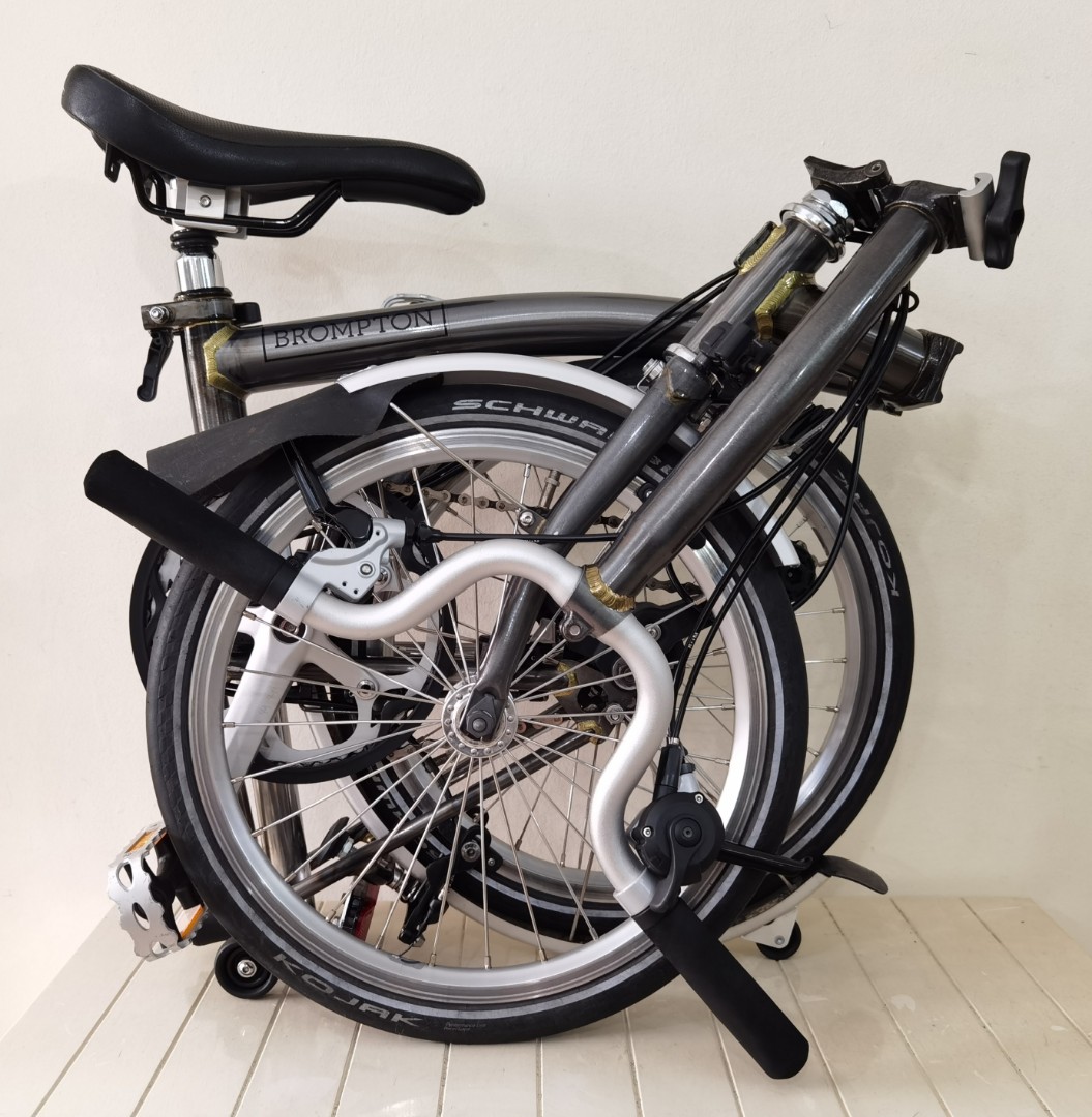 Brompton M2L Black Lacquer, Sports Equipment, Bicycles & Parts ...