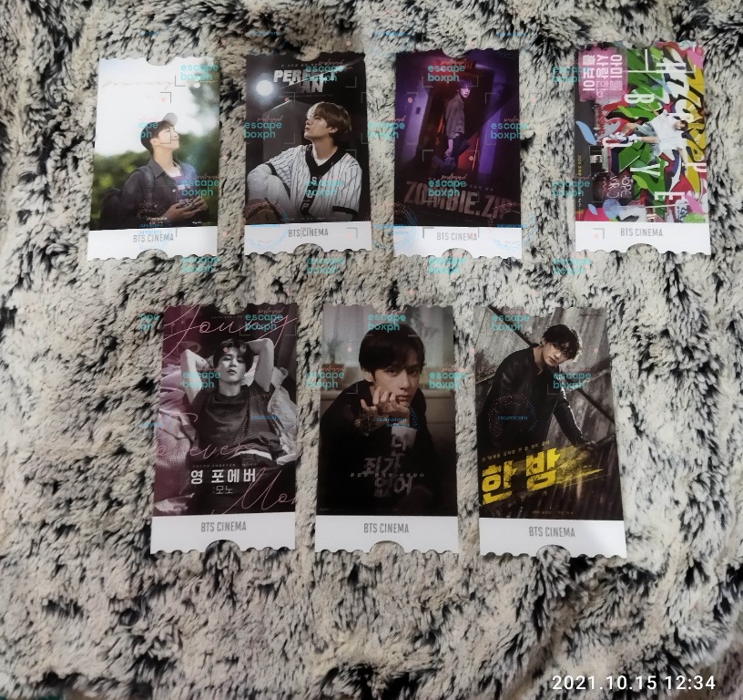 BTS 6th Army Kit Ticket Set, Hobbies & Toys, Memorabilia & Collectibles ...