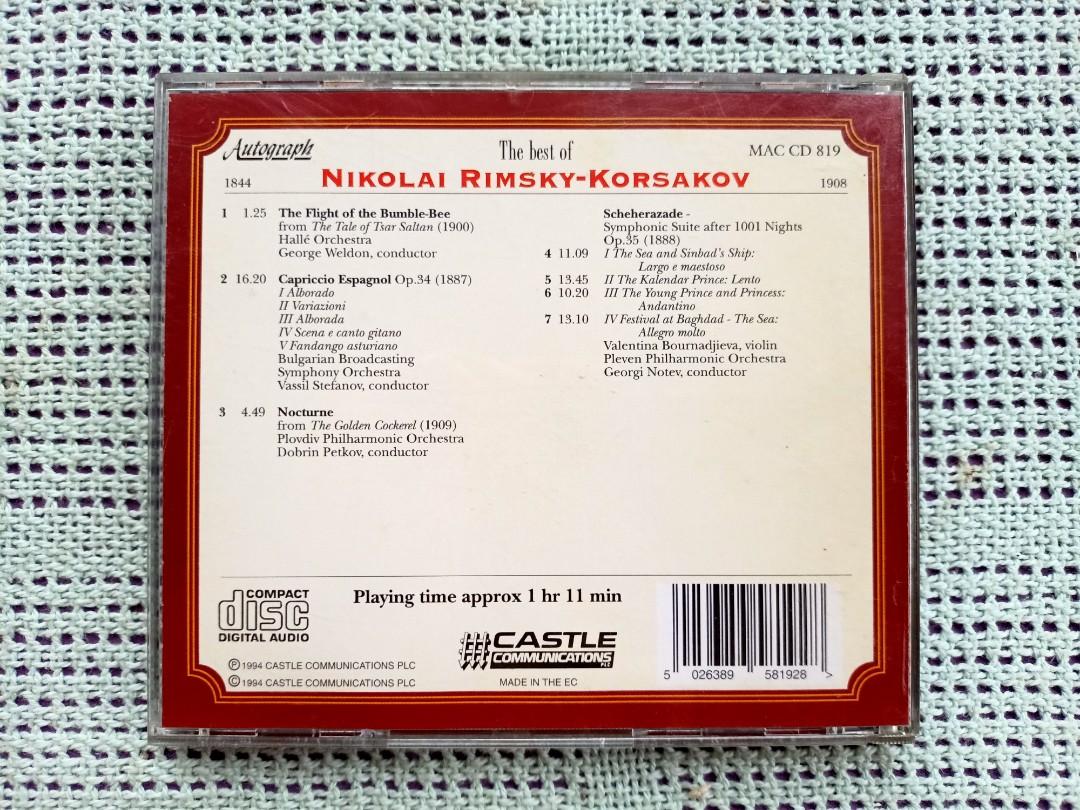 CD Nikolai Rimsky-Korsakov : The Best Of, Hobbies & Toys, Music & Media ...