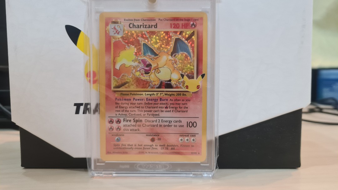 Charizard 25th anniversary celebrations, Hobbies & Toys, Memorabilia ...