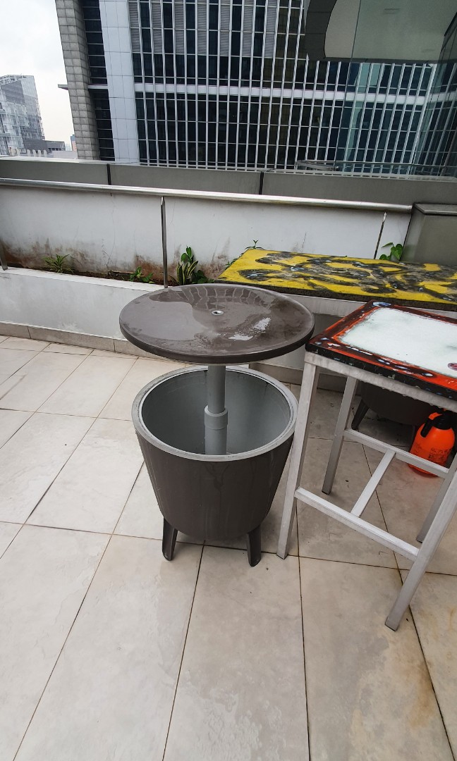 Cool Bar outdoor cooler box table, Furniture & Home Living, Outdoor ...