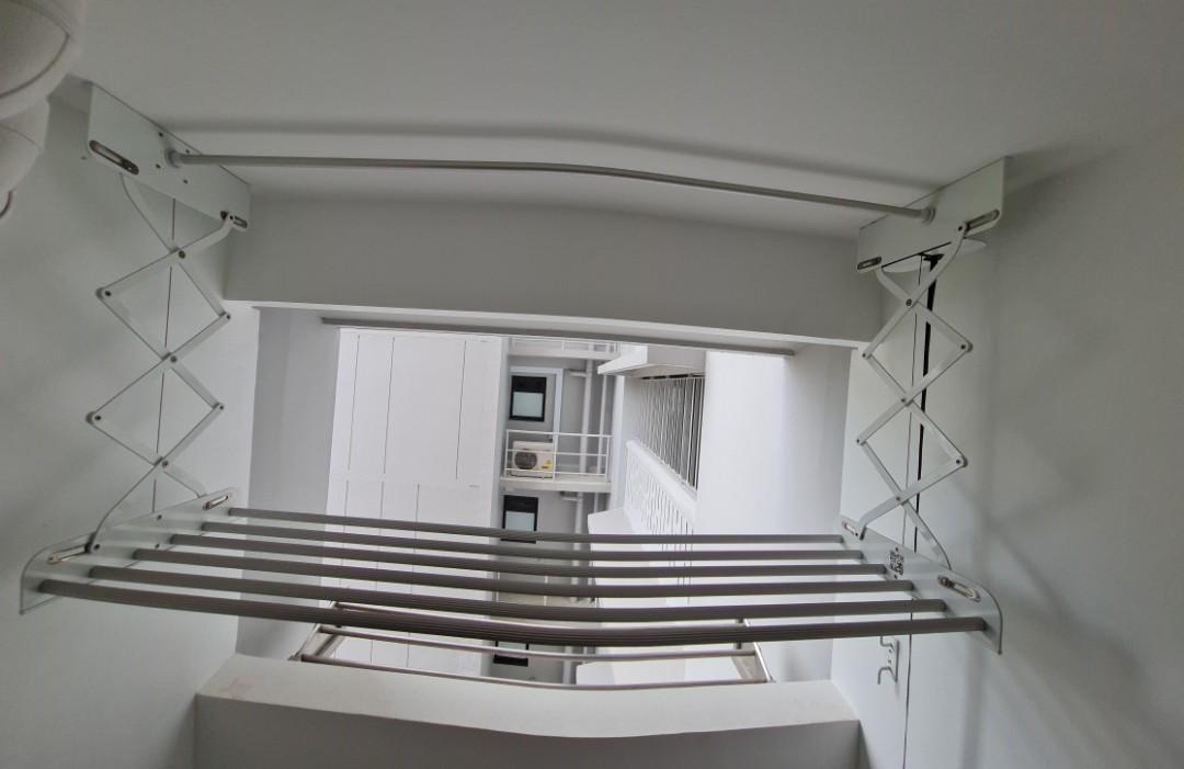 Courtview Bidadari BTO Laundry Rack, Furniture & Home Living, Home ...