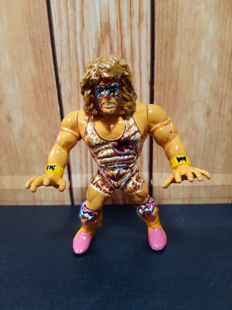 Custom Hasbro WWF brown Ultimate Warrior, Hobbies & Toys, Memorabilia ...