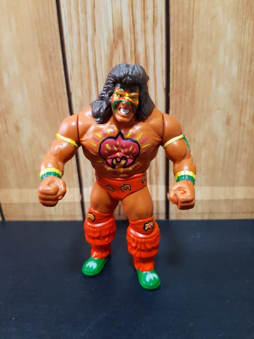 Custom Hasbro WWF orange Ultimate Warrior, Hobbies & Toys, Toys & Games ...