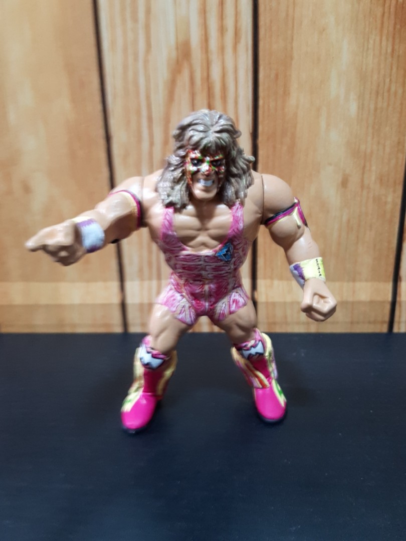 Custom Hasbro WWF pink Ultimate Warrior, Hobbies & Toys, Memorabilia ...