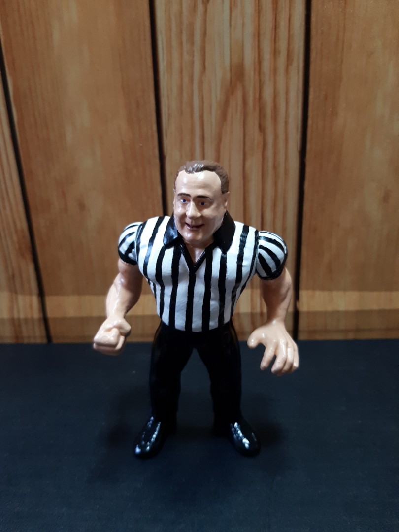 Custom Hasbro WWF referee Earl Hebner, Hobbies & Toys, Toys & Games on ...