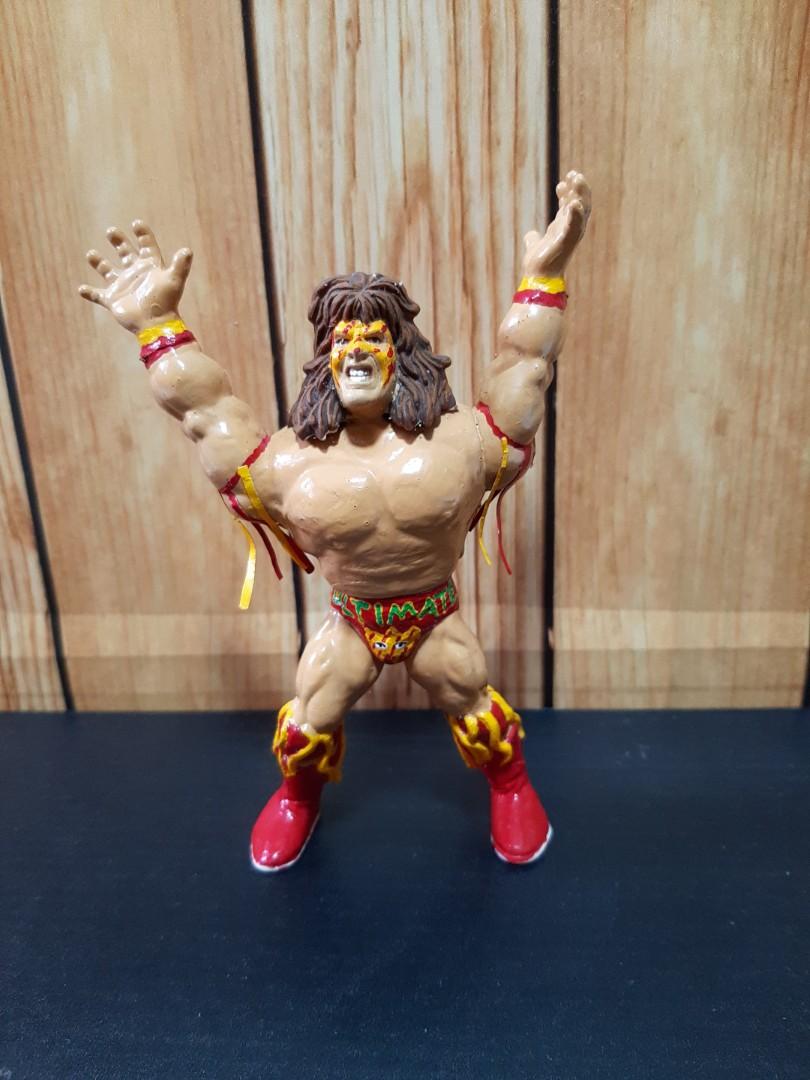 Custom Hasbro WWF Ultimate Warrior red, Hobbies & Toys, Toys & Games on ...