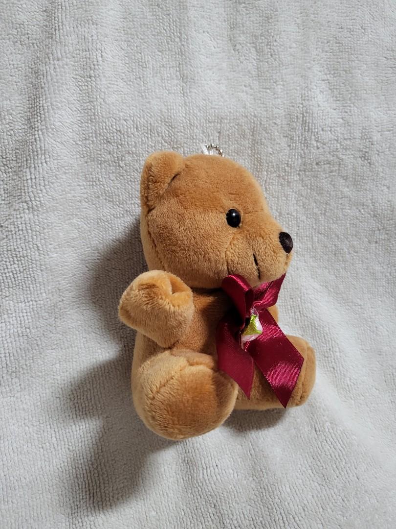 Cute Mini Brown Teddy Bear Soft Toy Keychain, Hobbies & Toys, Toys ...