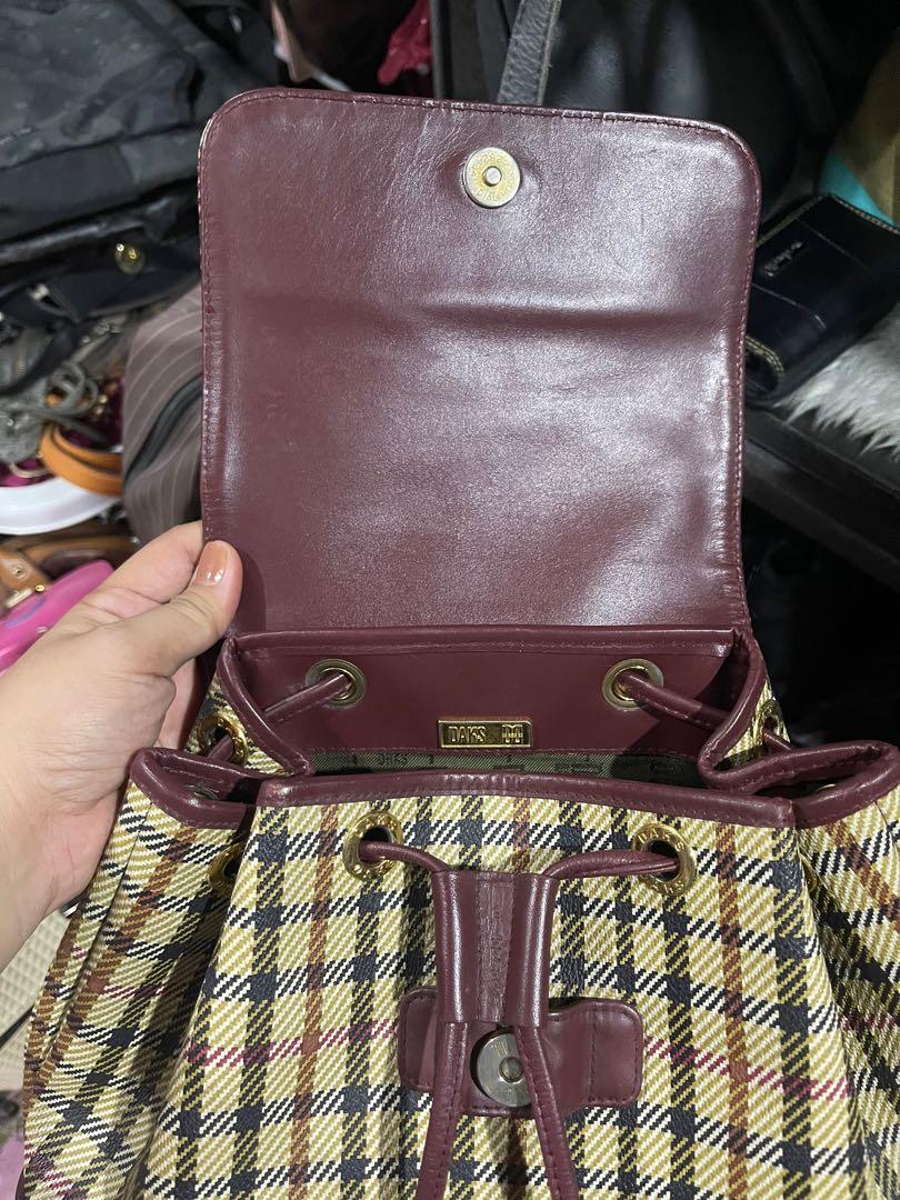 DAKS Leather Backpack, Women's Fashion, Bags & Wallets, Backpacks on ...