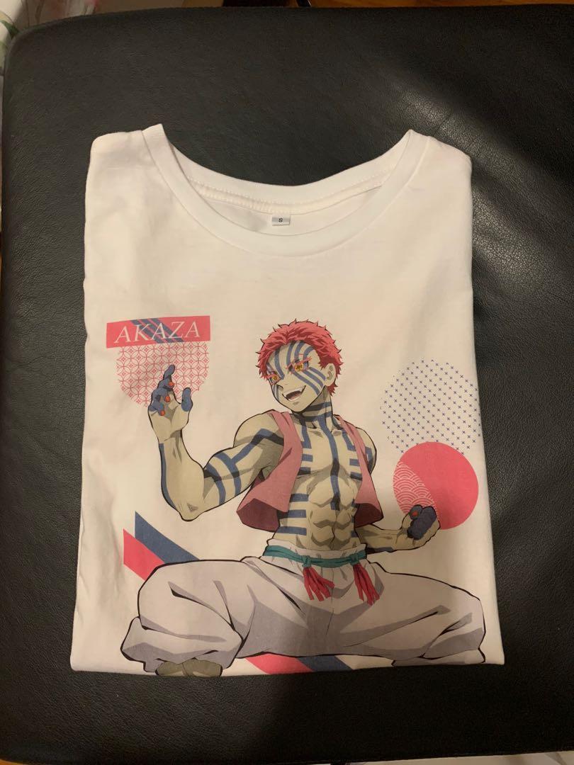 Demon Slayer - Akaza Tshirt (Size S), Women's Fashion, Tops, Shirts on ...