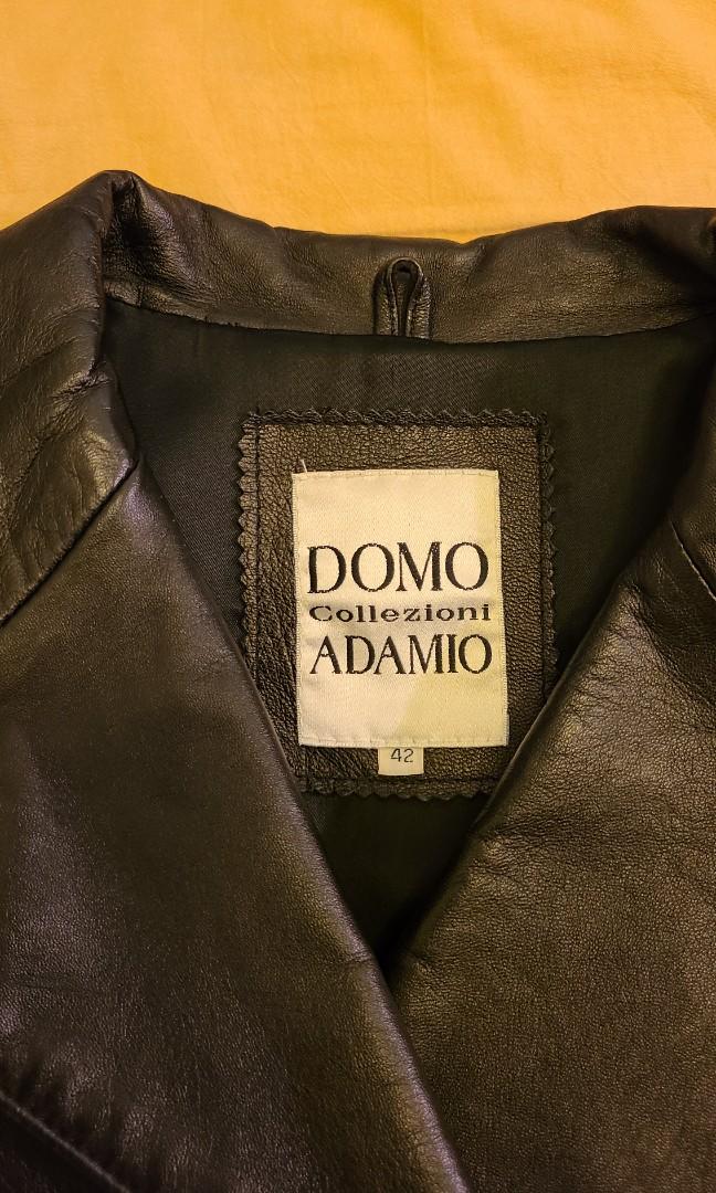 Domo Adamio Vintage Leather Jacket, 女裝, 外套及戶外衣服 - Carousell