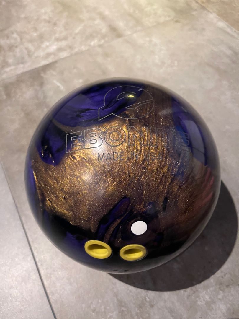 Ebonite Turbo R (10Lbs) Purple/Gold/Black, Sports Equipment, Sports ...