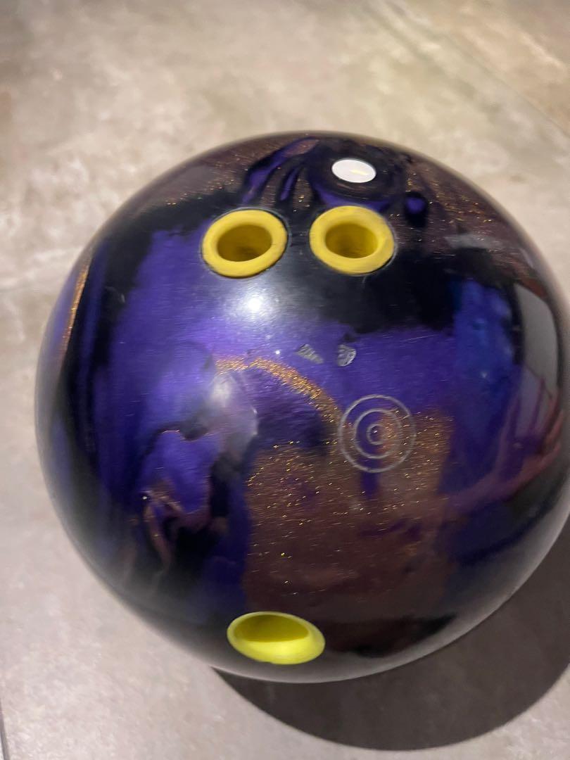 Ebonite Turbo R (10Lbs) Purple/Gold/Black, Sports Equipment, Sports ...
