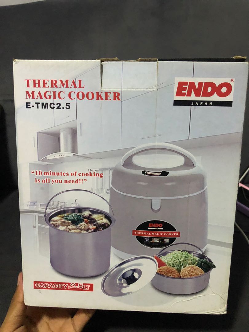 Endo(Japan) Thermal Magic Cooker 2.5Litre (negotiable), Furniture ...