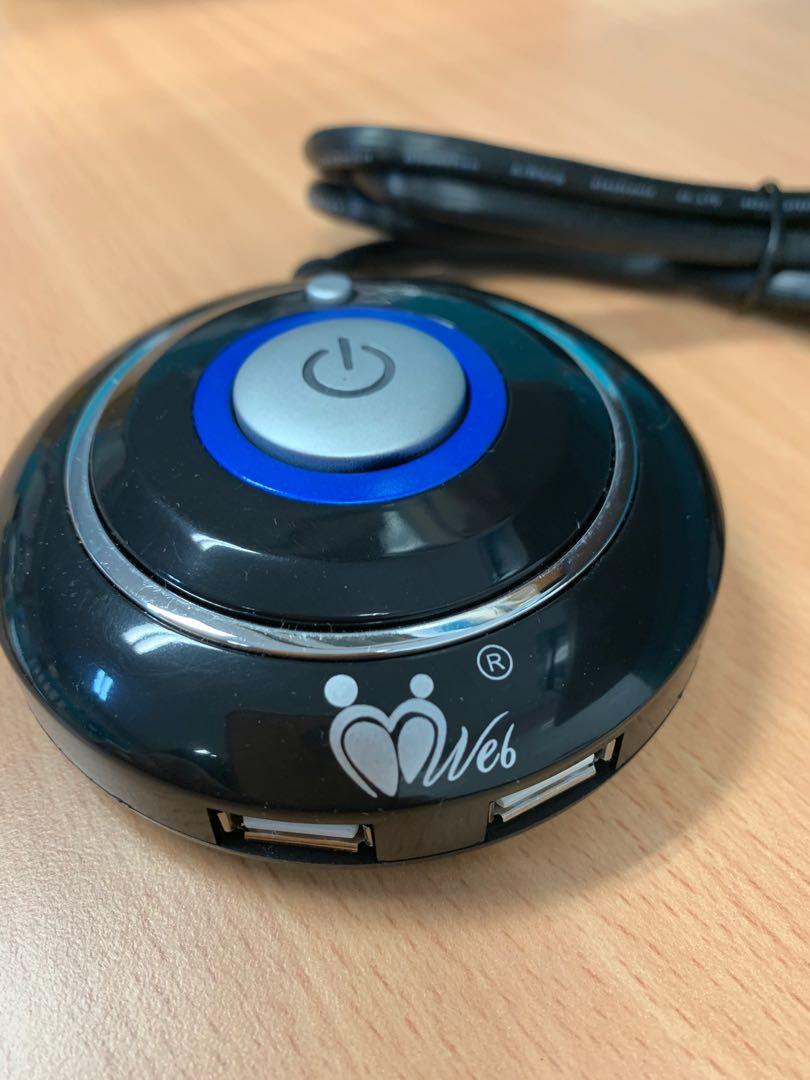 External power on/off/reset control switch for desktop and 2 USB Port ...