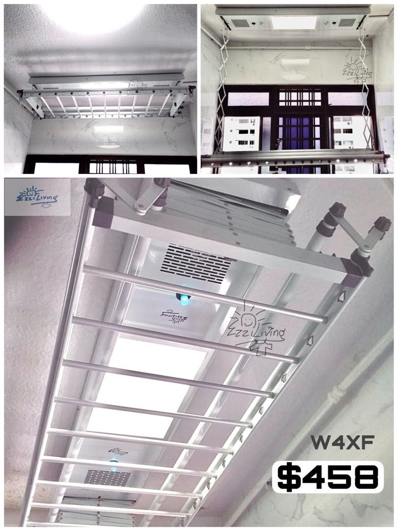 Ez Living Auto Laundry Rack, Furniture & Home Living, Home Improvement ...