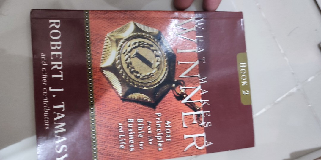 For sale robert j tamasy what make a winner book, Hobbies & Toys, Books ...