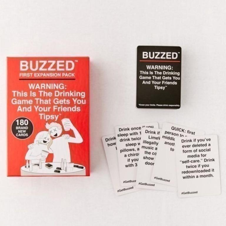 (FREE DELIVERY) Buzzed Card Game Expansion, Hobbies & Toys, Toys ...