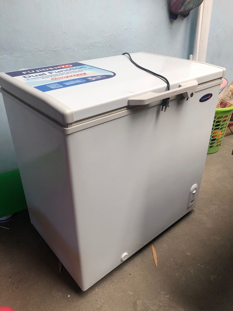 Fujidenzo Chest Freezer 4cu, TV & Home Appliances, Kitchen Appliances ...
