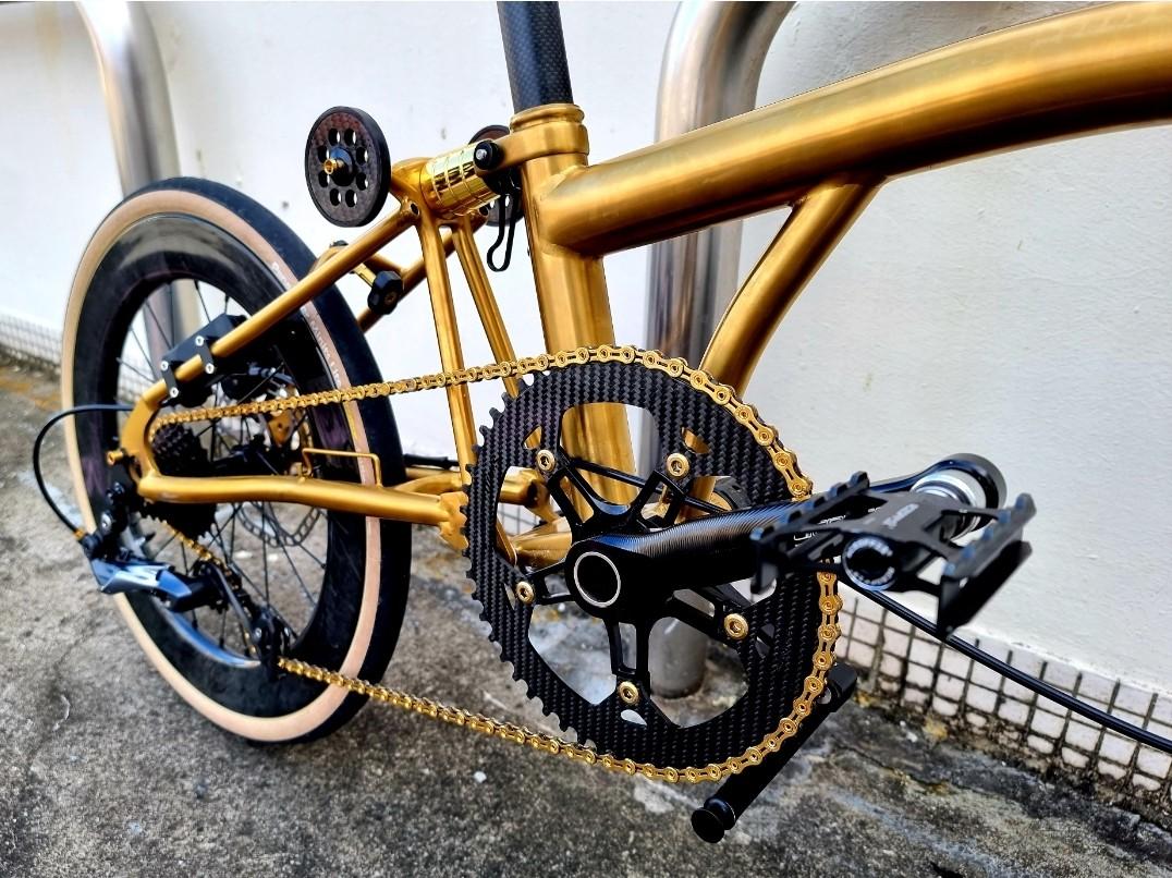 Custom built to your requirements, 16 or 20 inch Full Titanium Brompton ...