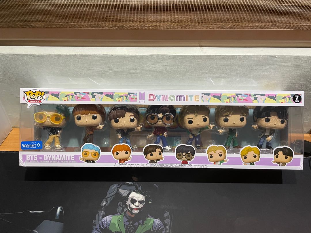 Funko BTS 7 Pack Dynamite, Hobbies & Toys, Toys & Games on Carousell