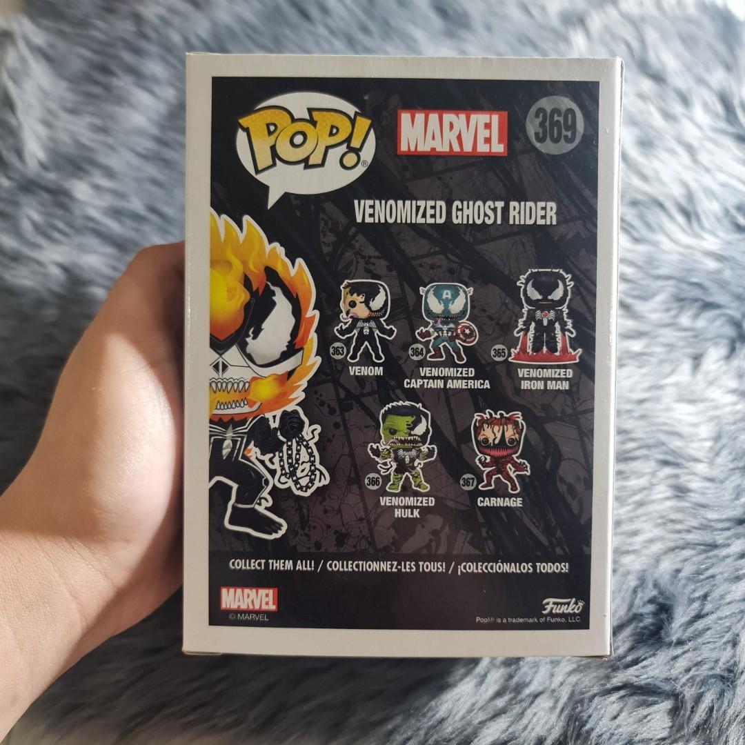 Funko Pop Venomized Ghost Rider (Marvel), Hobbies & Toys, Toys & Games ...