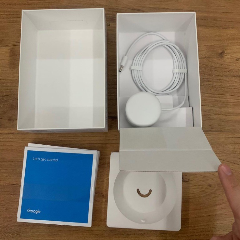 Google Nest Mini 2nd Generation Box and SG Plug Power Adapter, TV ...