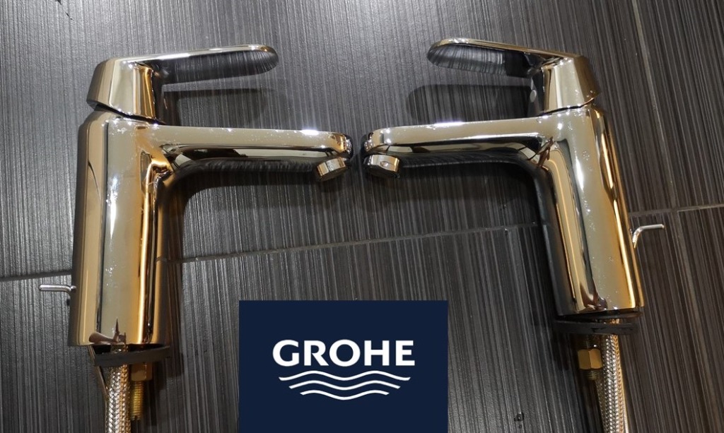GROHE Hot/Cold Basin Tap, Furniture & Home Living, Bathroom & Kitchen ...