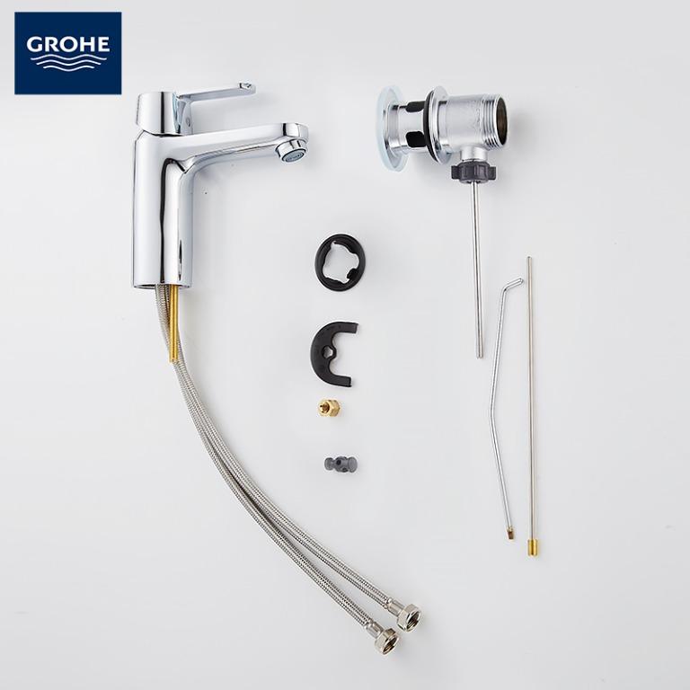 GROHE Hot/Cold Basin Tap, Furniture & Home Living, Bathroom & Kitchen ...